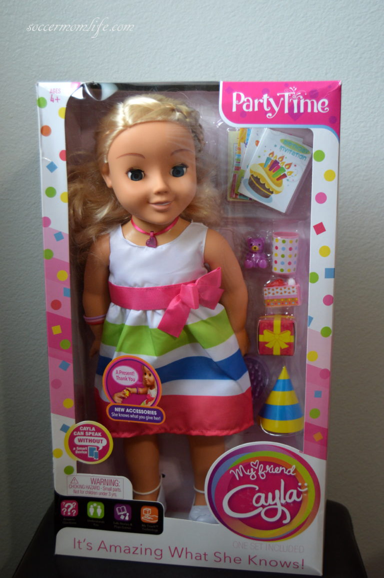 My Friend Cayla Party Time- Interactive Doll - Soccer Mom Life